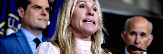 Marjorie Taylor Greene says strict gun laws 'create murder' - Denver ...