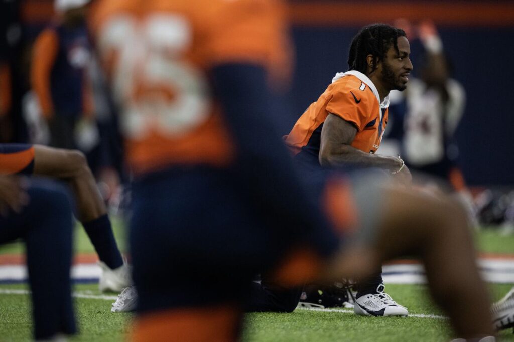 Broncos WR KJ Hamler waived after diagnosed with 'mild heart irritation ...