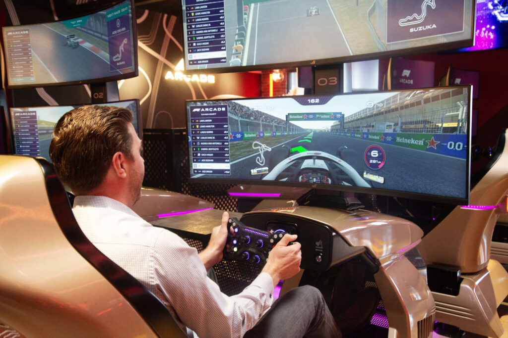 Inside Denver’s new F1 Arcade – full of racing simulators, exposed ...
