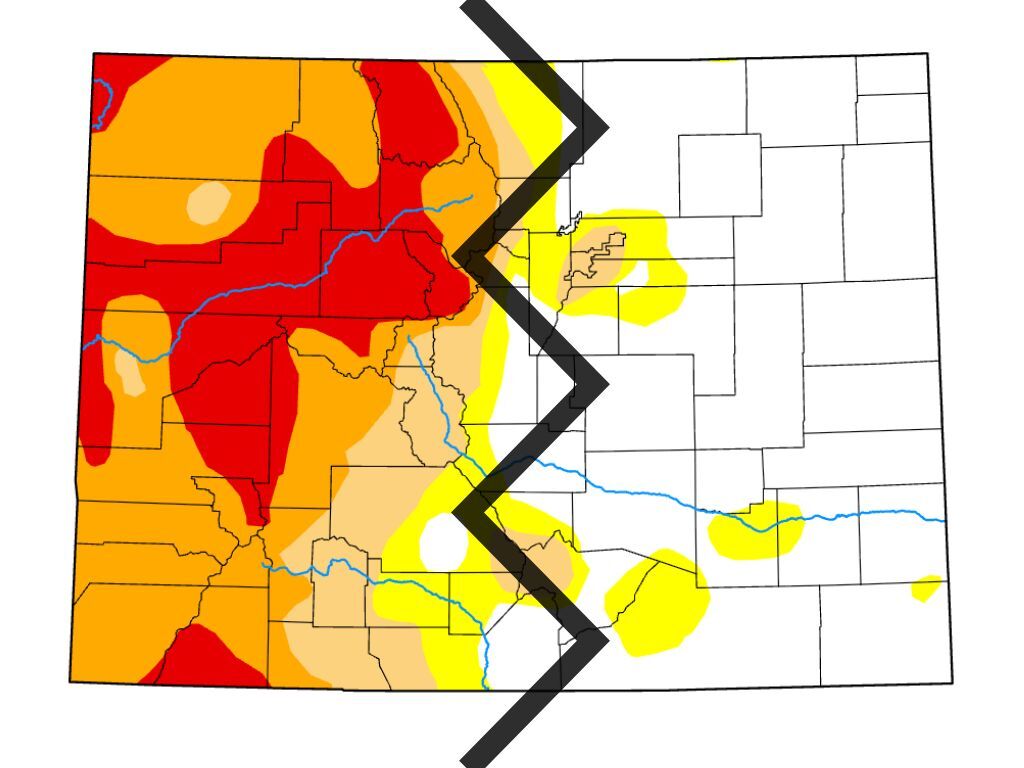 Tale of 2 regions continues with nearly all of western Colorado in ...