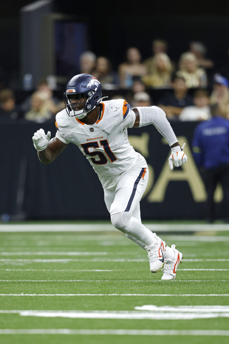 If Broncos OLB Jonah Elliss can't play vs. Jets, rookie Que Robinson could make NFL debut ...