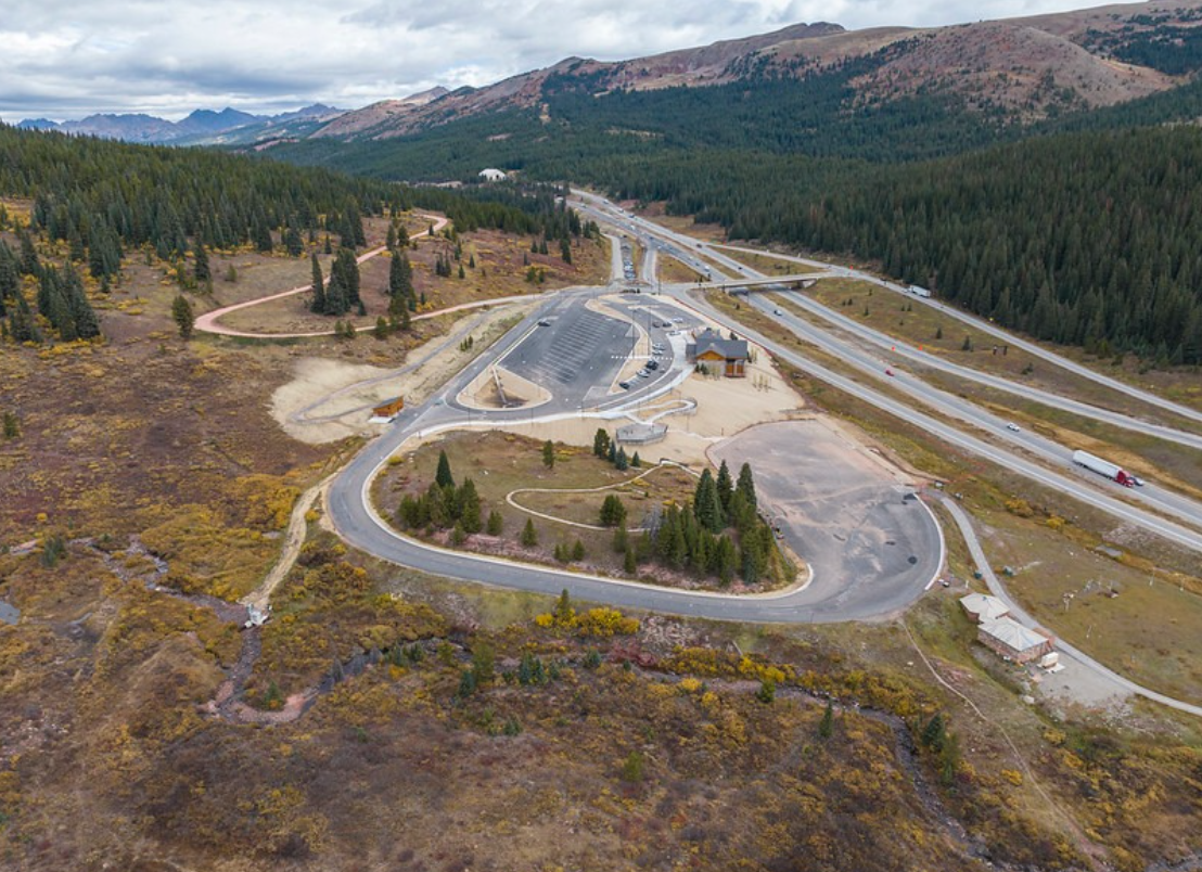 New rest area opens on high-traffic Colorado mountain pass with "modern ...