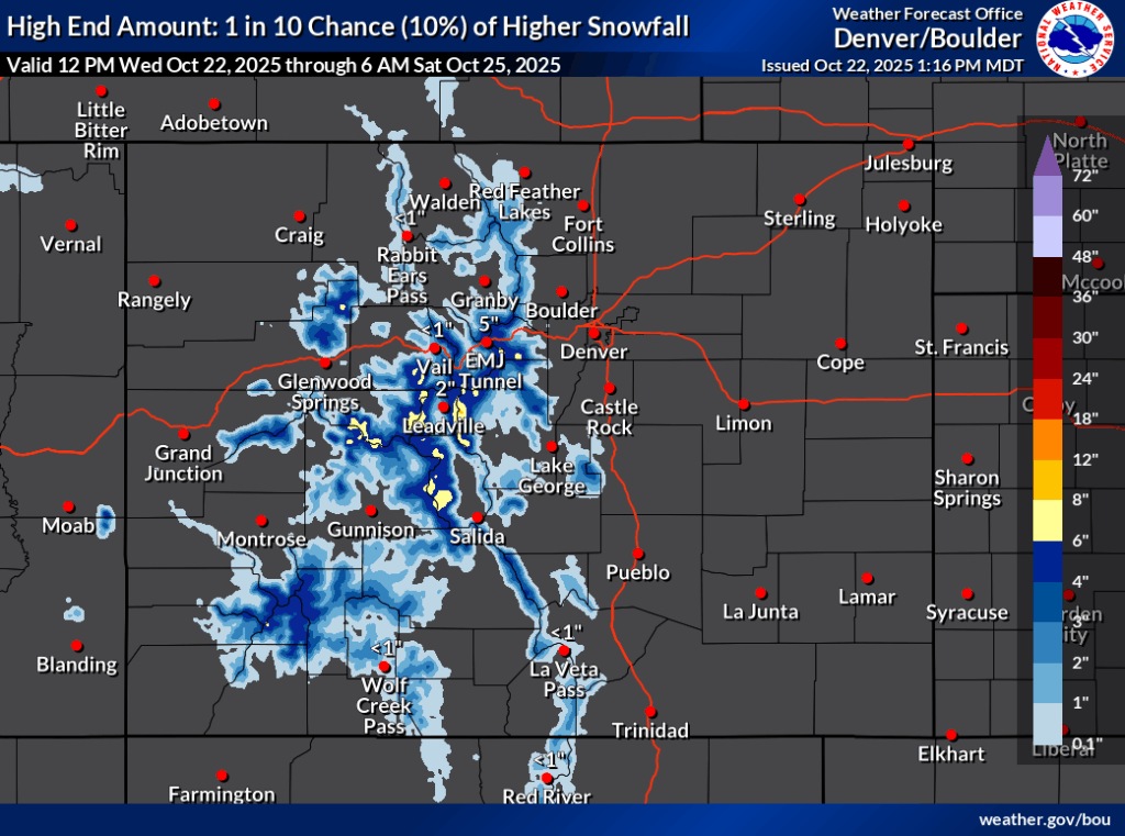 Storm likely to bring widespread snow to Colorado's mountains – here's ...