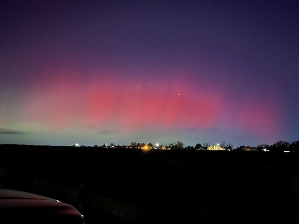 Northern lights visible in Colorado from geomagnetic storm