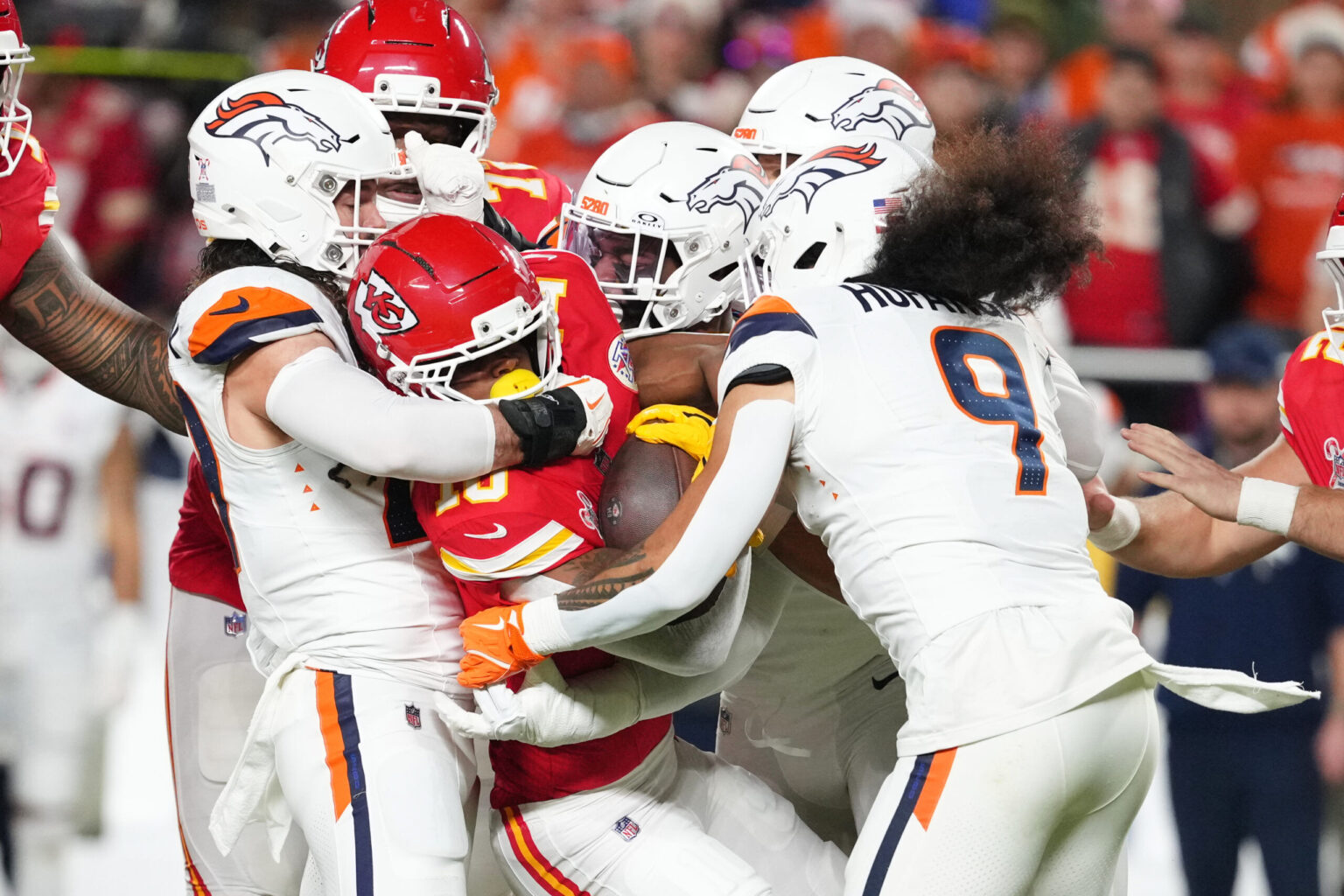 RJ Harvey dismisses doubt on rise to Broncos featured running back: ‘I can finally play free ...