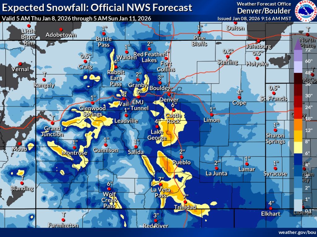 'Winter Storm Warning' activated with double-digit totals possible on I ...
