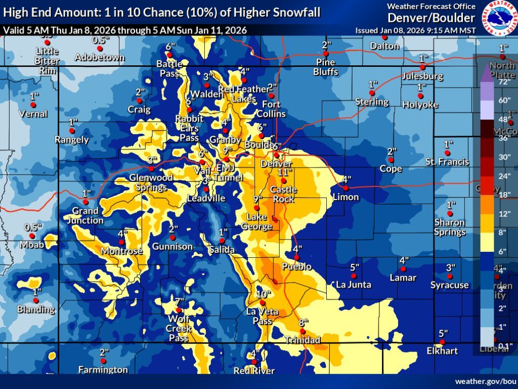 'Winter Storm Warning' activated with double-digit totals possible on I ...