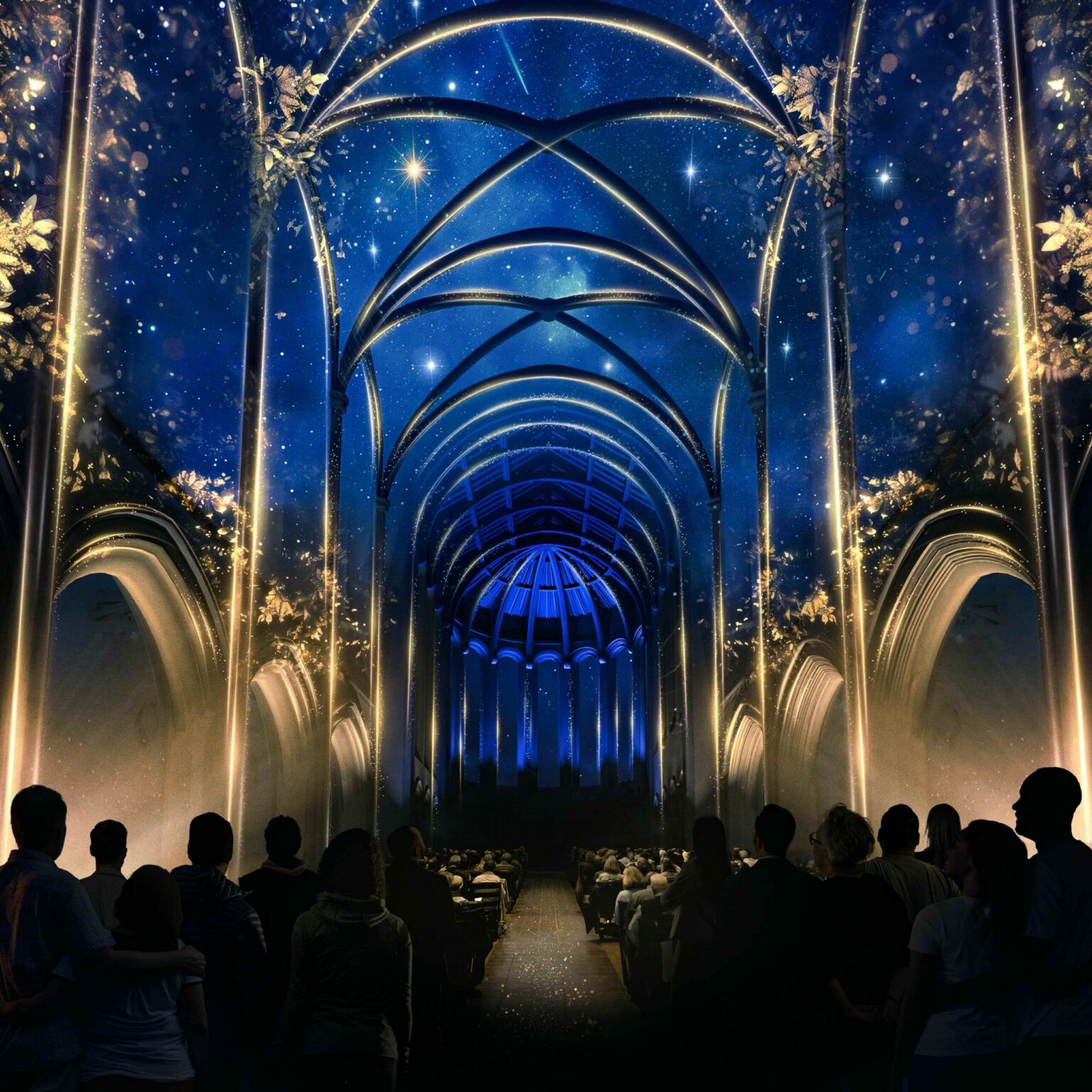 'Celestia:' Immersive light, sound installation takes over historic ...